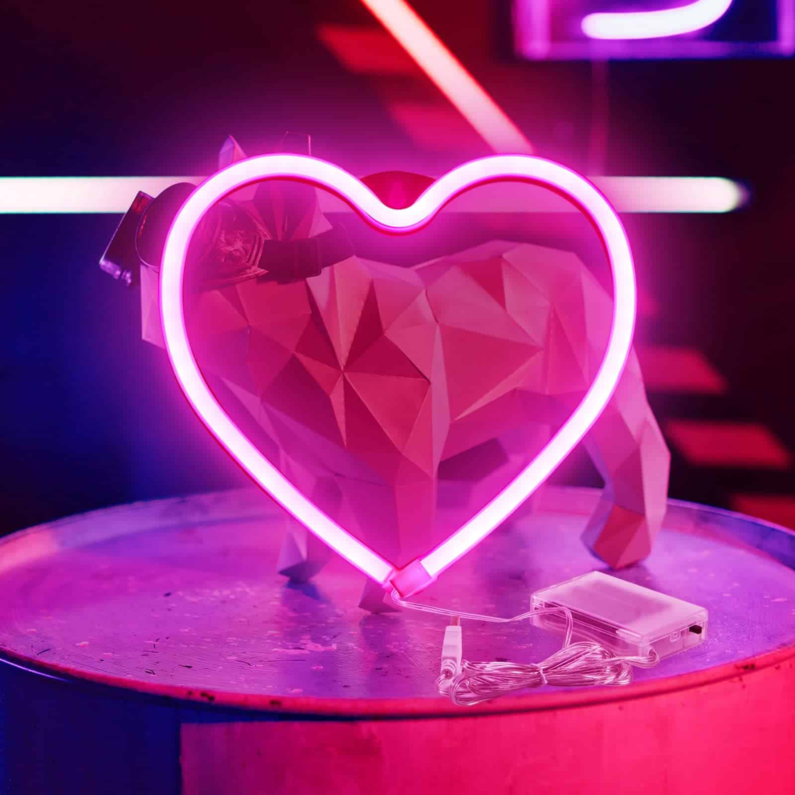 Heart LED Neon Lamp - TechAccessTT